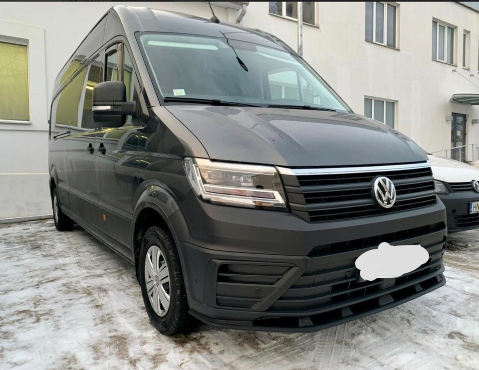 For VW Crafter and MAN TGE front bumper lower splitter lip addon r line ...