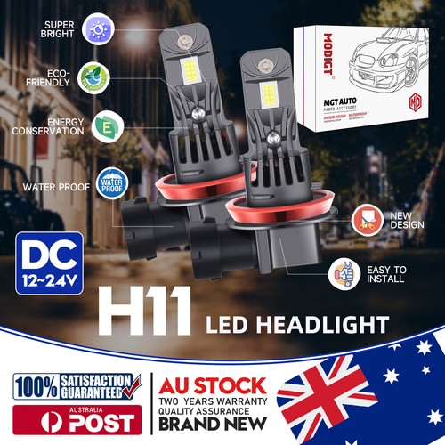 HEADLIGHT H11 LED Aviation Aluminum 22W Upgra high performancesmart ...