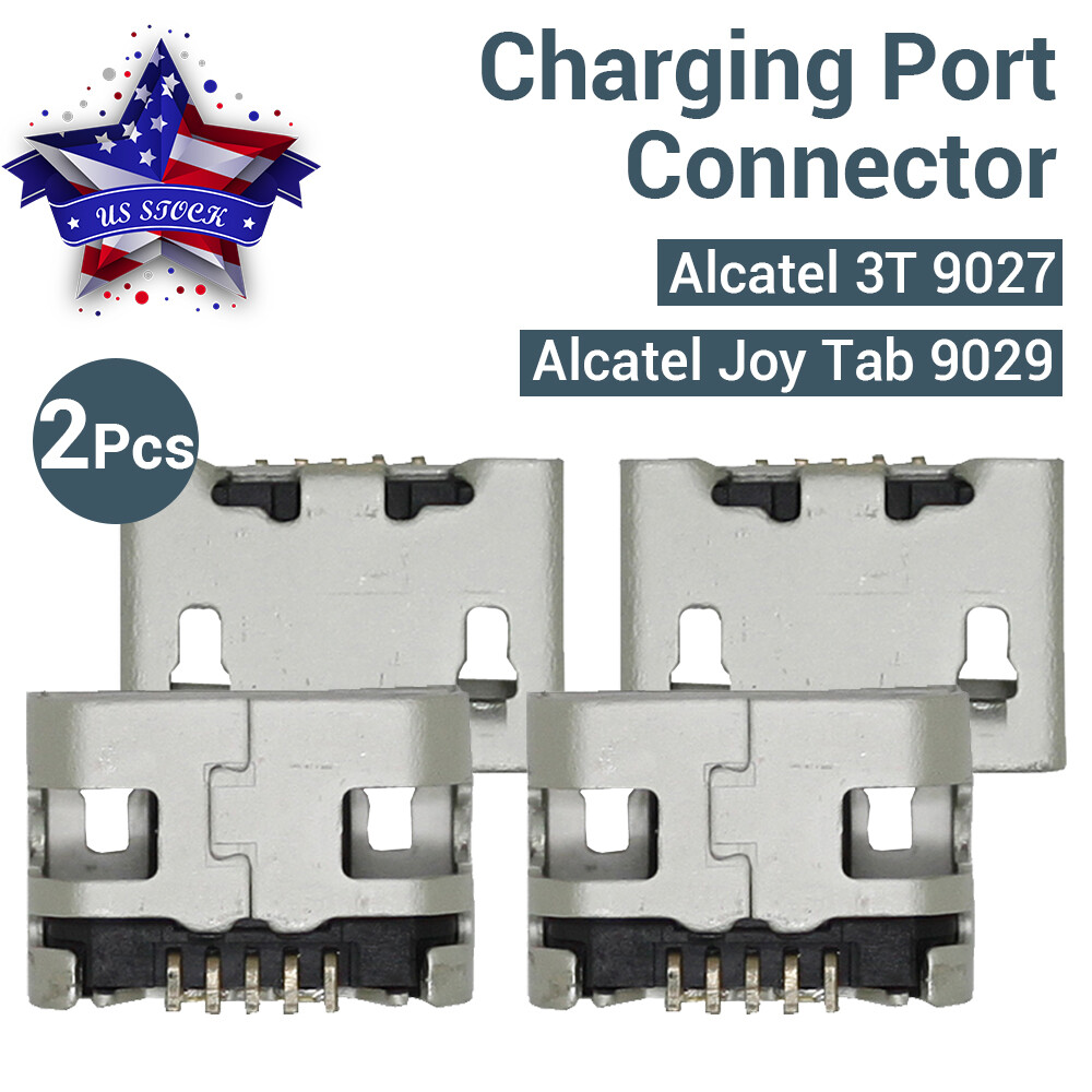 2Pack Micro USB Charging Port Dock Connector For Alcatel 3T 9027W/ Joy ...