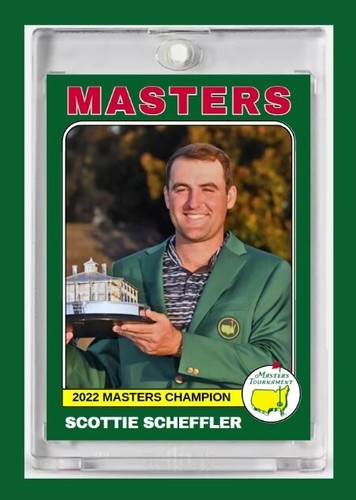 2022 Scottie Scheffler Future Stars PGA Card Masters Tournament ...