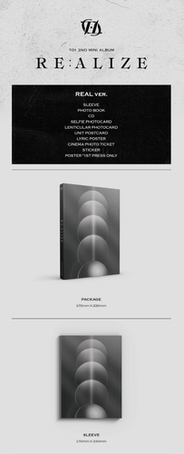 TO1 - RE:ALIZE (2 version Set) + 2 Folded Poster + Store Gift Photo 8809704422956| eBay