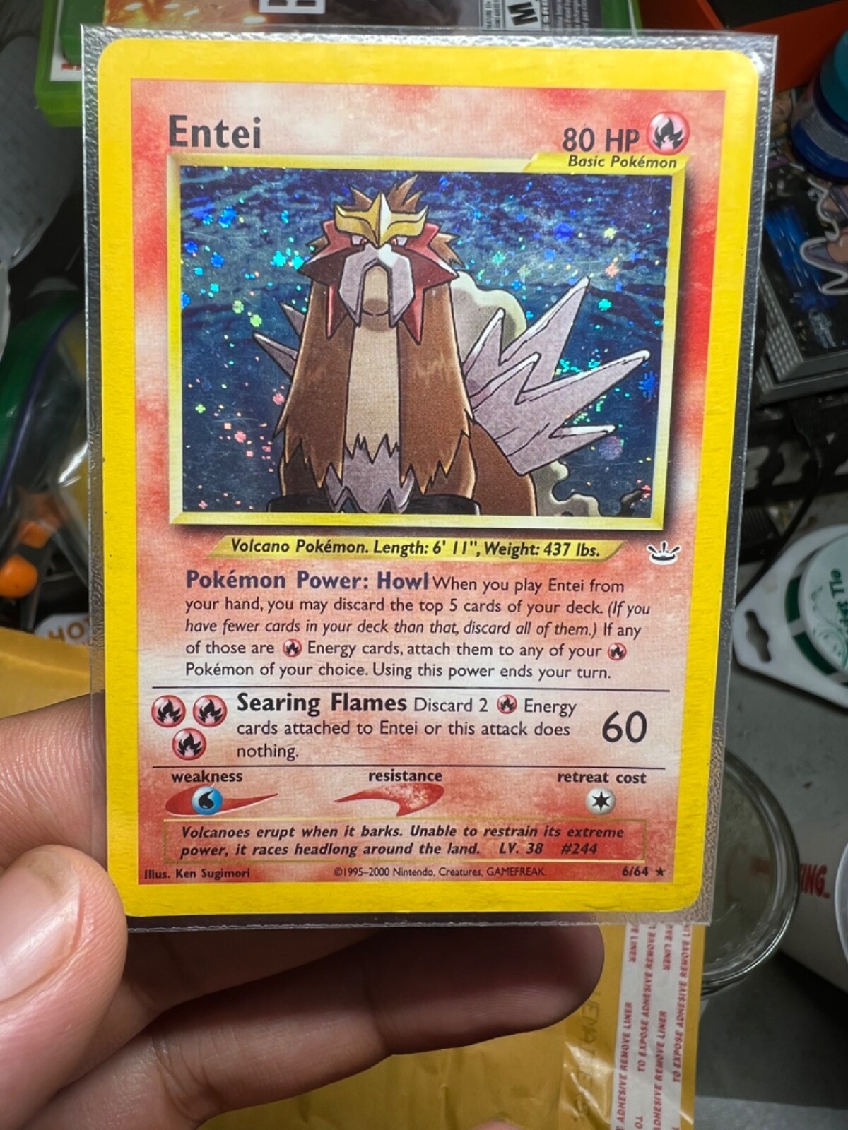 Pokemon Neo Revelation Holo Rare Entei 6/64 | eBay