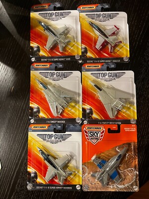 MATCHBOX Top Gun Maverick Skybusters & Helicopters Planes 70th Anniv ...