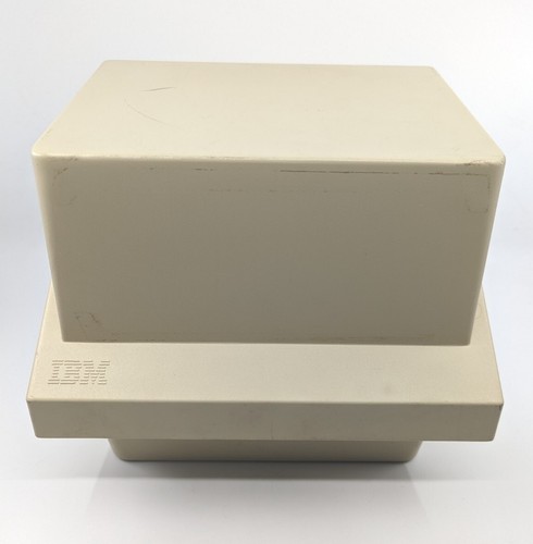 Vintage IBM 8 inch Floppy Disk Holder (Beige) with Embossed IBM Logo ...