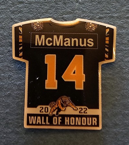 Rare 2022 Danny McManus Wall of Honour Hamilton Tigercats CFL football ...