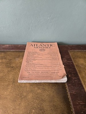 The Atlantic Monthly Magazine June 1922 Volume 129 No. 6 Softcover | eBay