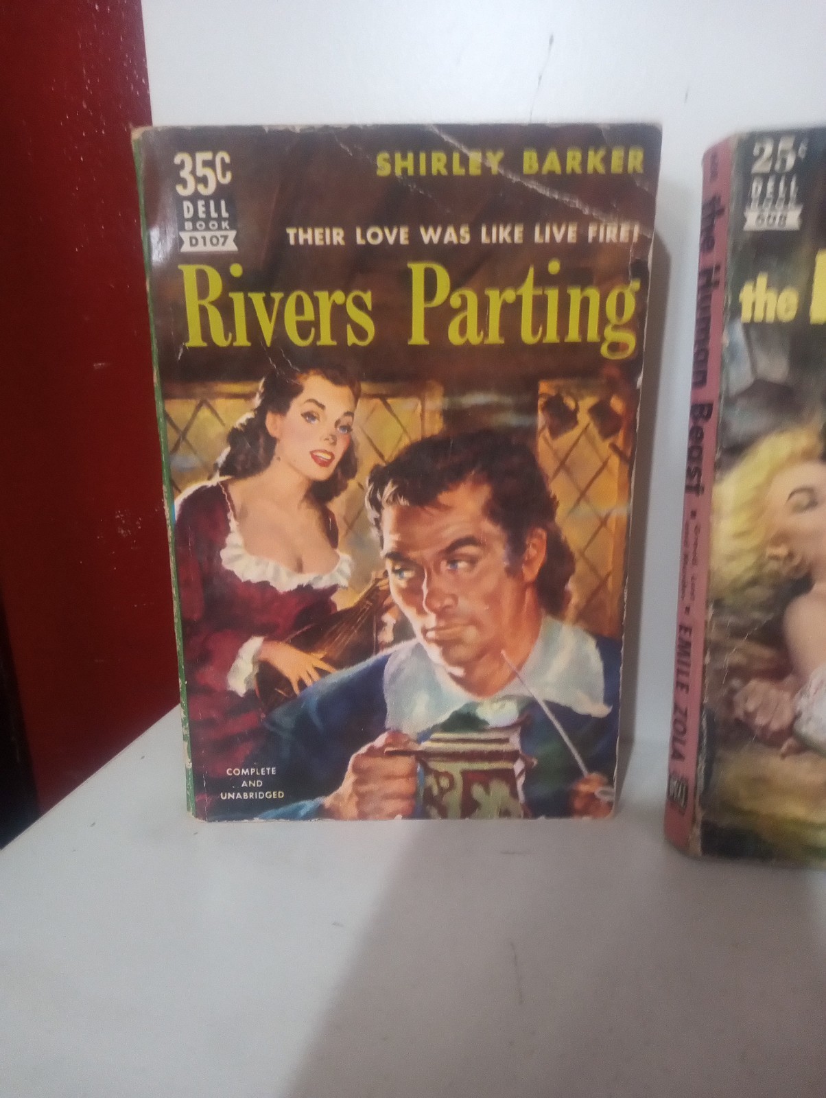 6 Vintage ¢25 DELL Paperback Book Lot GGA CRIME MYSTERY SUSPENSE GANG ...