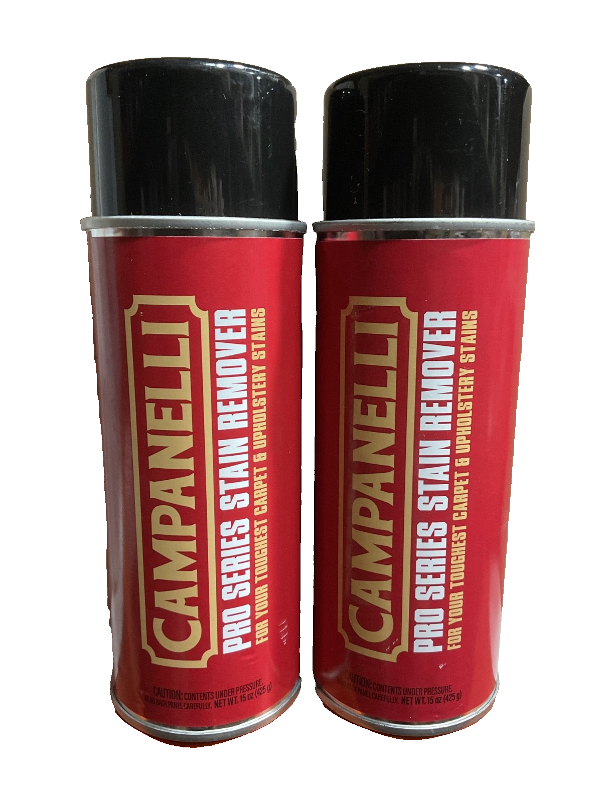 2 X Campanelli Pro Series Carpet and Upholstery Stain Remover. 15oz NEW ...
