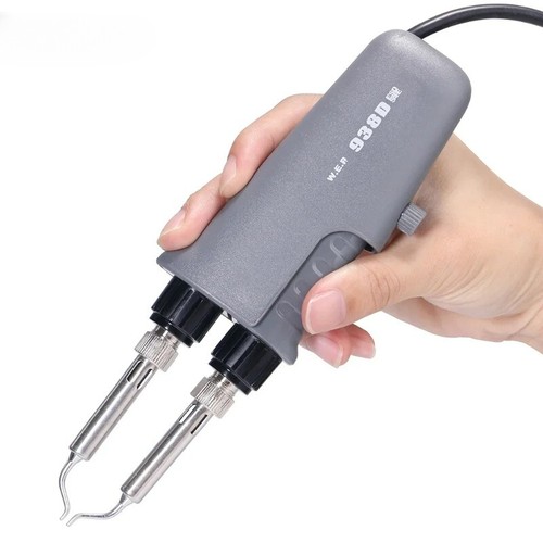 938D Constant Temperature Tweezer-shaped Electric Soldering Iron Double ...