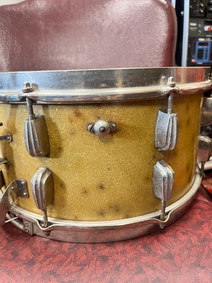 Slingerland 14x7.5 Radio King Snare Drum Cloud Badge 1920s 1930s 1940s - Faded G | eBay