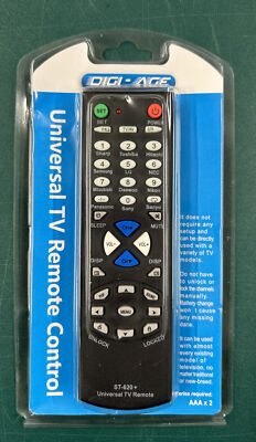 Universal Remote Control Replacement Television Tuner Many Brands Of TV ...
