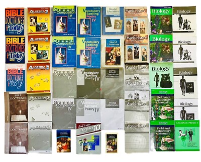 Abeka 10th Grade 10 Lot 41 Curriculum Complete Set Parent Student ...