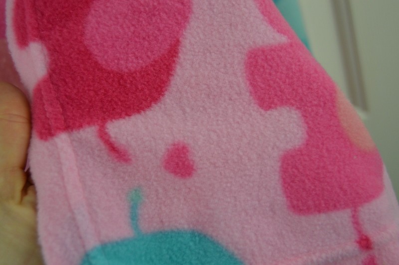 Safety 1st Pink Elephant Baby Blanket Blue Hearts Flower Bird Fleece ...