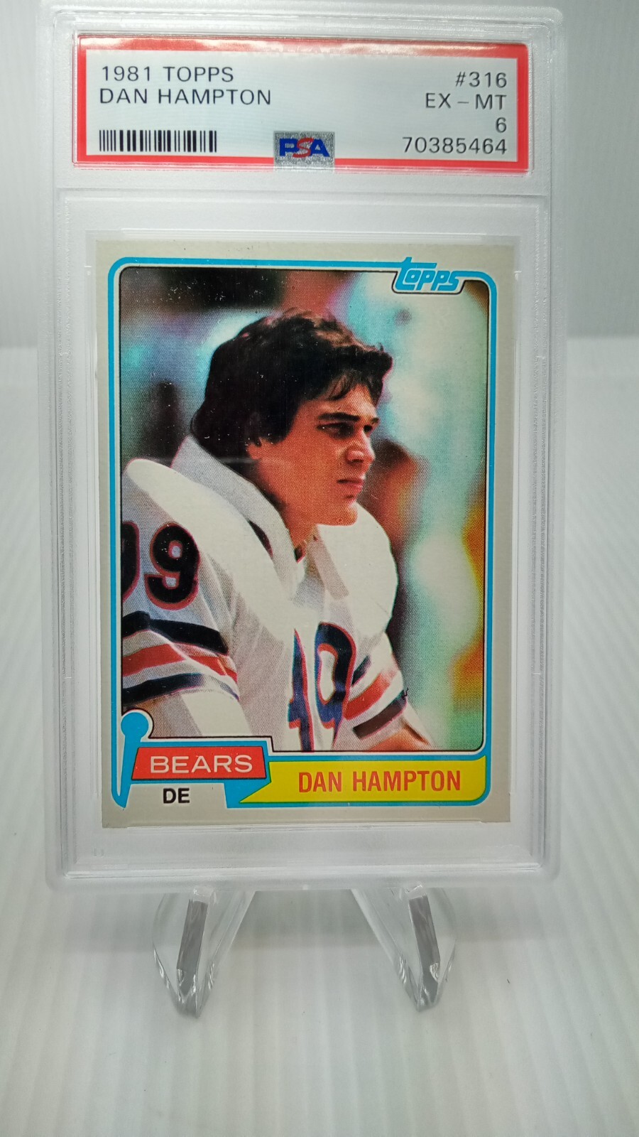 1981 Topps Dan Hampton Rookie PSA 6 | eBay