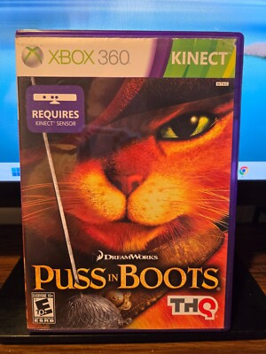 Puss In Boots (Xbox 360 Kinect, 2011) Complete | eBay