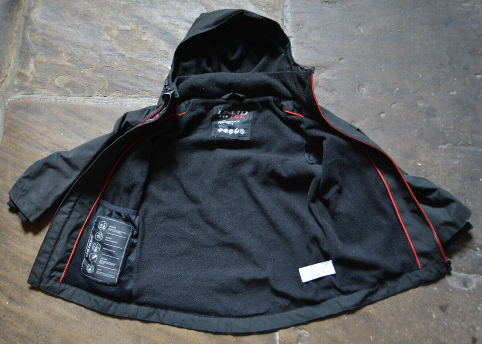 NEXT Boys Black Unltd Tec Jacket Windproof Waterproof Hoodie Hooded 4 ...