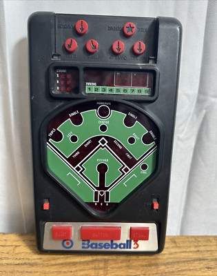 Vintage Entex Electronic Baseball 3 Handheld Game 1980 - Tested Working ...