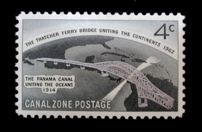 Canal Zone Scott 157 The Thatcher Ferry Bridge 1962 MNH 4 Cent | eBay
