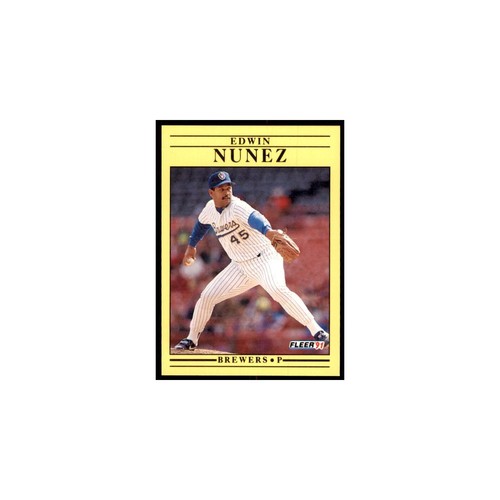 1991 Fleer Update Edwin Nunez Baseball Cards #U-32 | eBay