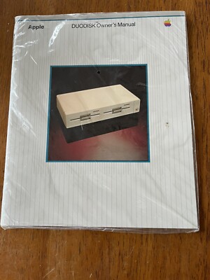 Vintage APPLE DUODISK Owners Manual Sealed | eBay