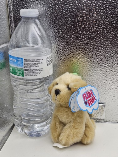 Small Fluff N Stuff Golden Retriever Dog Plush Animal Keychain Backpack ...