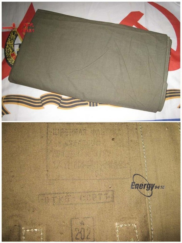 Soviet Soldiers M69 Individual Field Combat Cloak Tent Cloth Raincoat ...