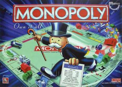 STERN MONOPOLY Pinball Machine TRANSLITE Backbox Artwork - #830-5275-00 ...