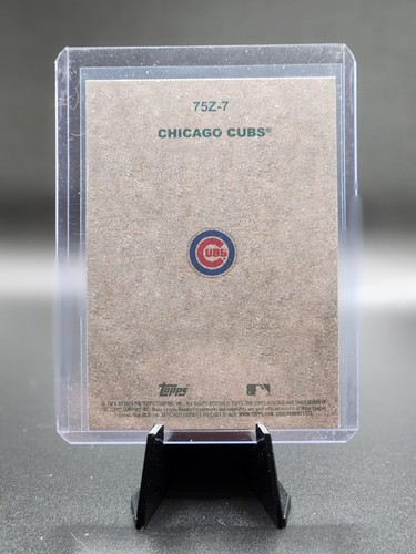2024 Topps Heritage - Chicago Cubs (#75Z-7) 1975 Topps Zoo's Who Stick ...