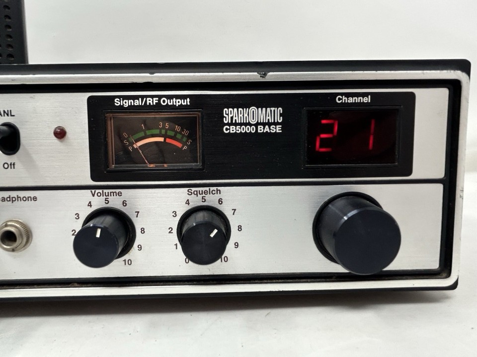 RARE VINTAGE SPARKOMATIC CB5000 40Ch, CB Radio - Not Fully Tested | eBay