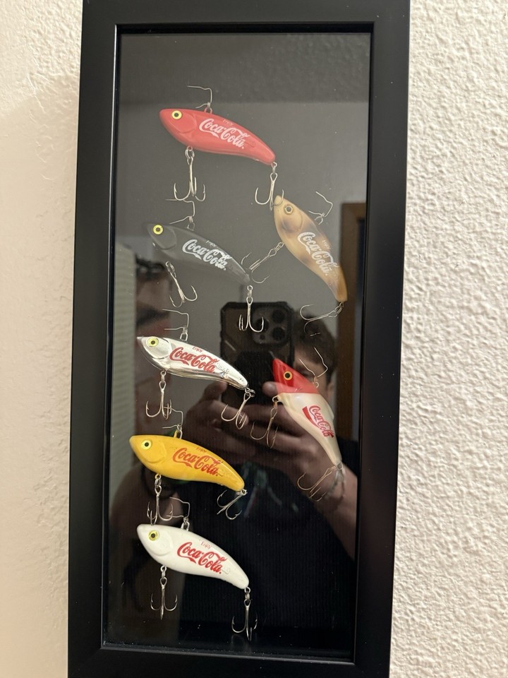 Coca Cola collectible Fishing Lures Lot Includes One Three Inch Rapala ...