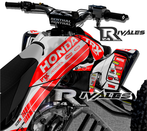 Honda TRX 450R 450ER graphics kit 2004 2005 2006 to 2015 decals ...