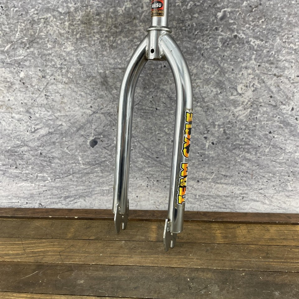Vintage Akisu Team Cycle BMX Fork 1984 Chrome 20 in 84 1984 Japan Old ...