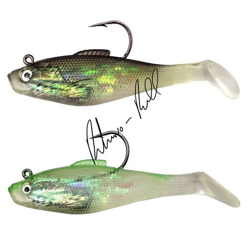 6 x Micro Fishing Lures Pike Perch Trout Chub Soft Plastic jelly Baits ...