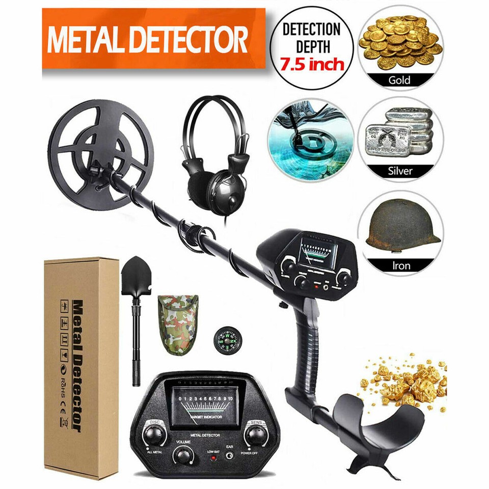 Waterproof Search Long Range Underground Coil Metal Detector Gold ...