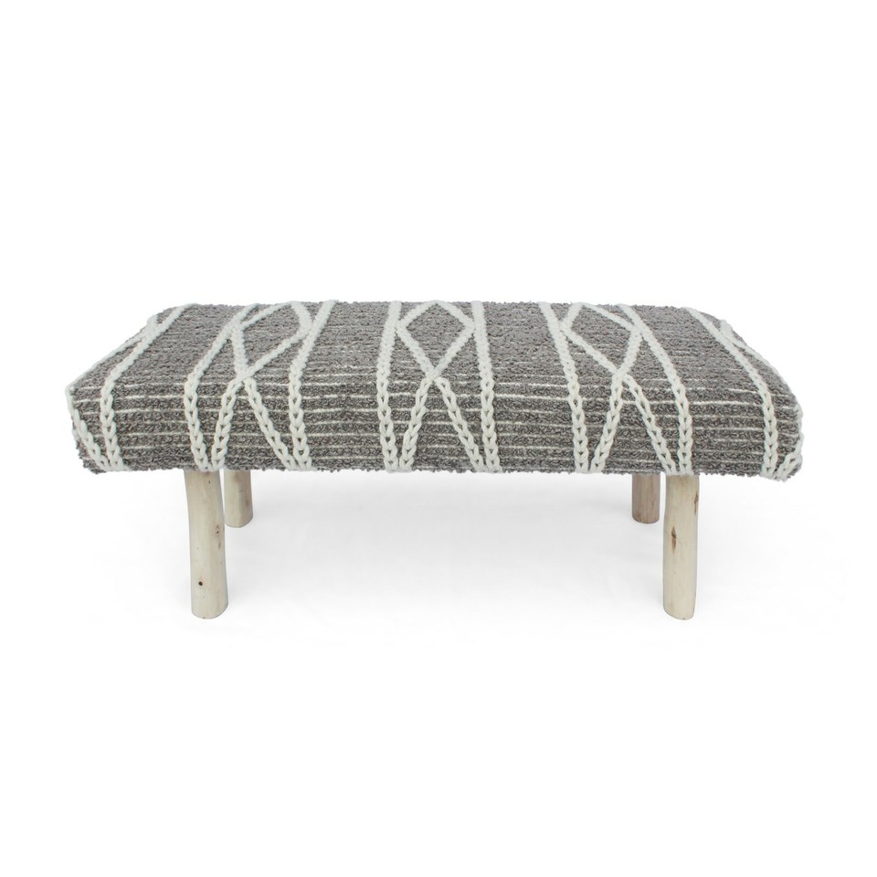 Carrera Handcrafted Boho Rectangular Bench | eBay