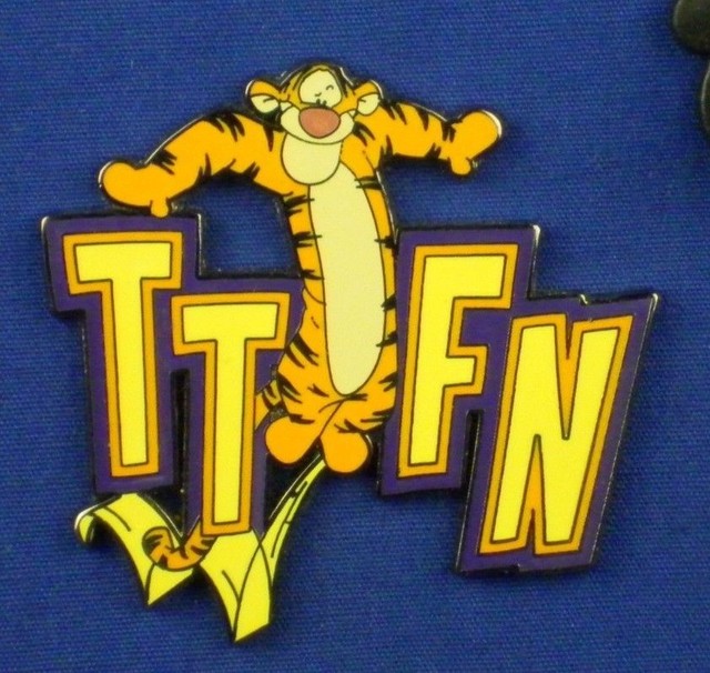 TTFN Tigger Bouncing Text Message OC # 6009 | eBay