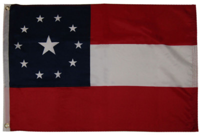 2x3 1st National 11 Stars Middle Star 100D Woven Poly Nylon Flag 2'x3 ...
