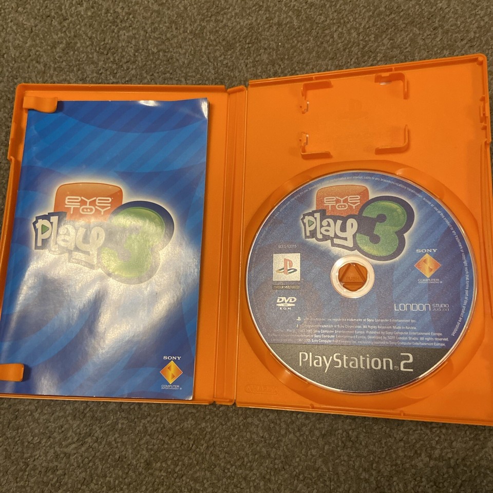 EyeToy: Play 3 (Sony PlayStation 2, 2005) 711719109112 | eBay UK