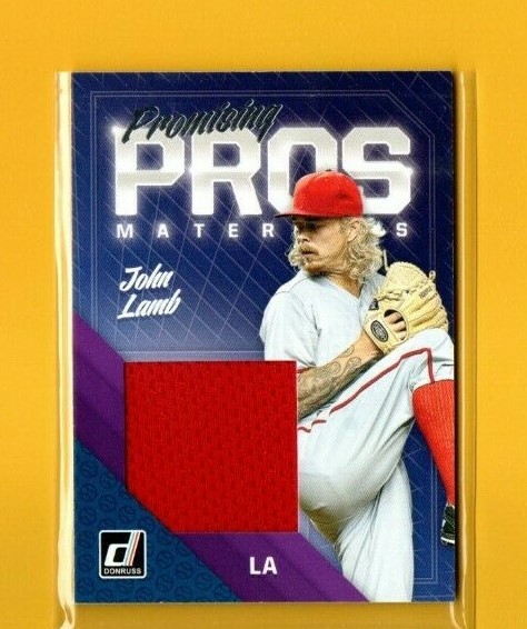 D14736 2018 Donruss Promising Pros Materials #PPMJL John Lamb | eBay