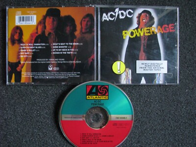 AC/DC- Powerage CD-1994 Germany-Atlantic Records-7567 92446 2 | eBay