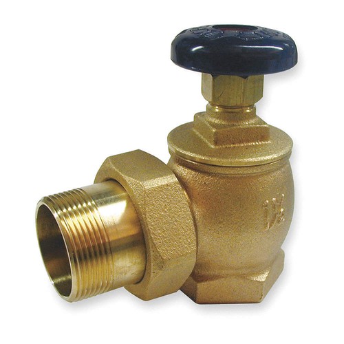 GRAINGER APPROVED 109-307 Radiator Valve, 1 1/2" NPT, Hand Wheel 1RLT6 ...