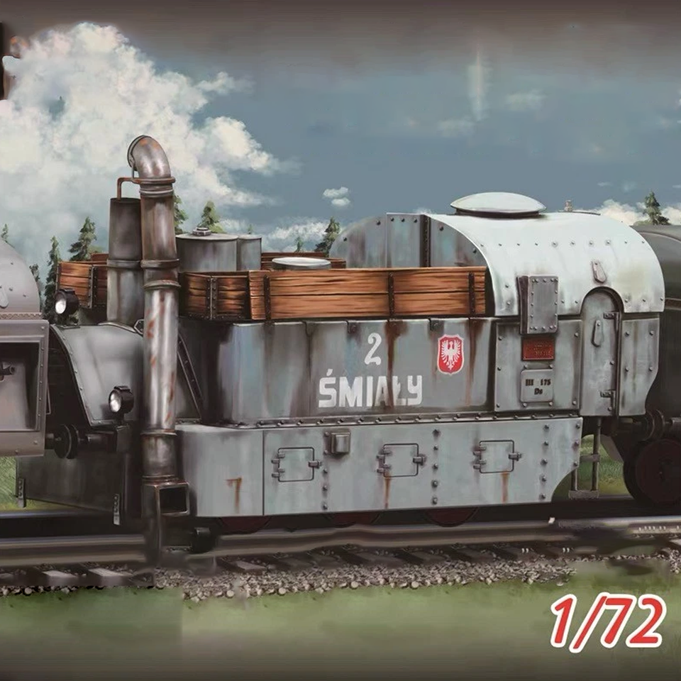 1/72 Polish Around Armored Train PP2 Brave "Smialy" Assembly Model ...