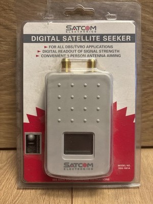Satcom DSS-1001A Digital Satellite Seeker Signal Finder – Open Package ...