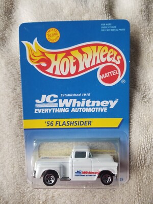 1995 Hot Wheels Limited Edition JC WHITNEY '56 FLASHSIDER PICK-UP | eBay