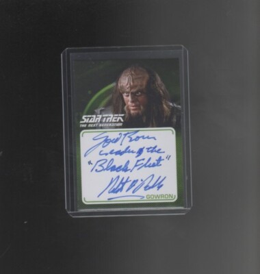 Star Trek TNG Archives & Inscriptions Robert O'Reilly autograph | eBay