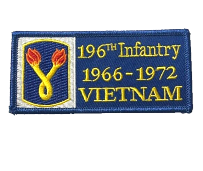 Us Army 196th Light Infantry Division Vietnam Veteran W 196th Light
