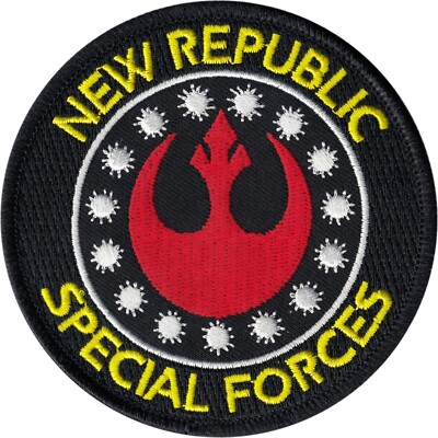 Patch - Star Wars New Republic Special Forces Logo Embroidered Sew Iron ...