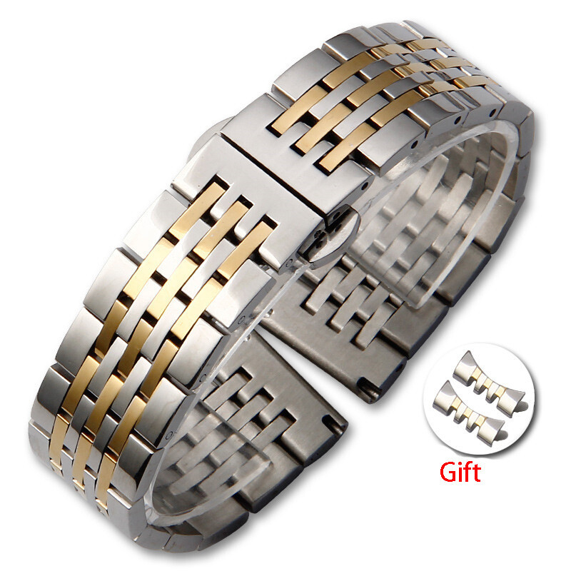 Premium Solid Stainless Steel Watch Strap Metal Band Universal 12-24 ...