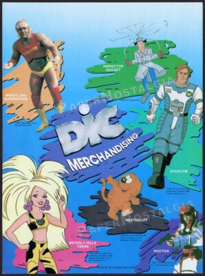 DiC Ent. - Original 1987 Trade AD / ADVERT _ Starcom _ Photon ...