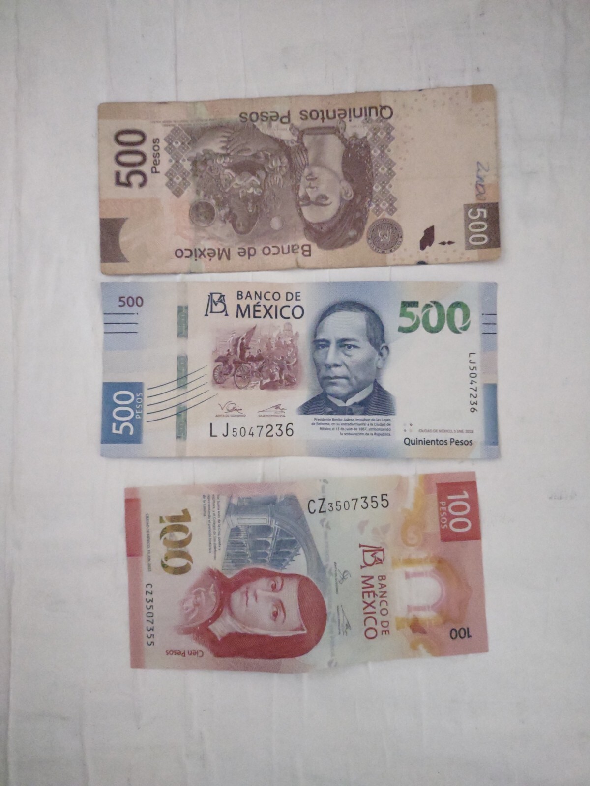 Mexico Pesos 1100 Circulated Mexico Pesos Banknotes | eBay